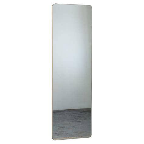 Quadris Wall Leaning Wall Hanging Oversized Rectangular Mirror With