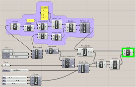 Curve Attractor By Specific Values And Arrangement Grasshopper