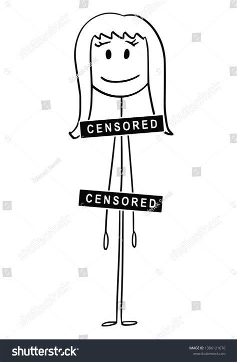 Cartoon Stick Figure Drawing Conceptual Illustration Stock Vector Royalty Free 1386121676