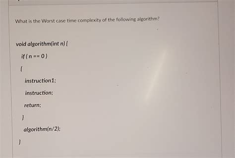Solved Big 0 ﻿notation Is Confusing Me Can You Explain This