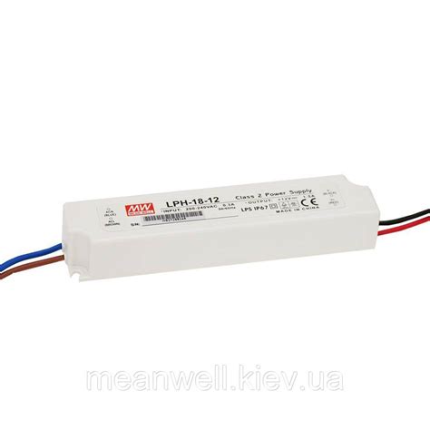 Купить LPH-18-24 Блок питания 24 вольт Mean Well 18вт,24в,0,75А драйвер ...