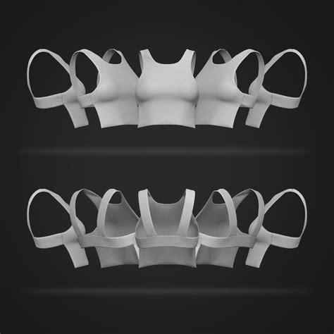 Ladies Open Back Sleeveless Crop Top Tech Pack Techpacktemplate
