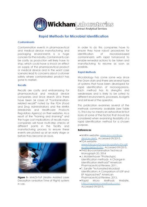 Theory Of Production Pdf 92847 Using Rapid Methods For Microbial Identification