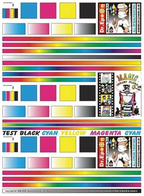 Best Ideas For Coloring Epson Color Test Print