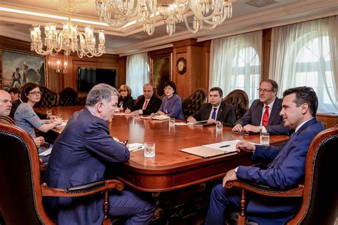 Премиерот Заев на средба со делегација на британското Министерство за надворешни работи