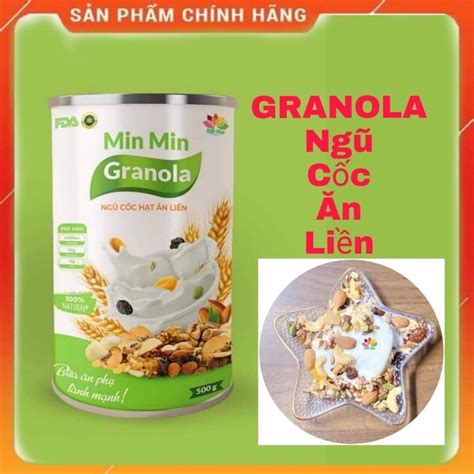 Granola Min Min Instant Cereal [genuine] Box 500g Shopee Malaysia