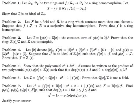 solved problem 1 let r1 r2 be two rings and f r1 r2 be a