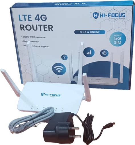 Hi Focus 4g Wifi Router Support All Network 4g 3g 2g Simcards With 4 Antenaa Hf R1104t 4g