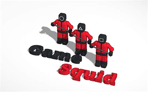 3d Design Squid Game Tinkercad