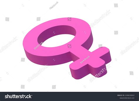 Female Sex Sign Gender Symbol Isolated Stock Illustration Shutterstock