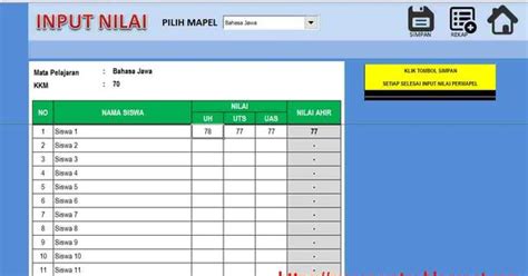 Aplikasi Database Siswa Gratis Rumus Soal