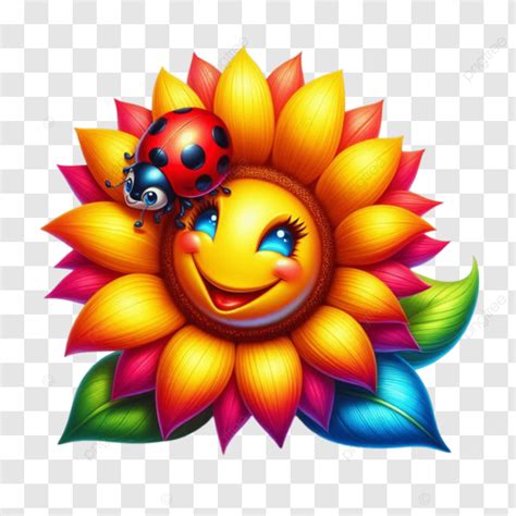 행복한 얼굴을 가진 만화 해바라기 웃는 해바라기 행복한 얼굴로 만화 해바라기 만화 해바라기 행복한 해바라기 Png 일러스트 및 이미지 에 대한 무료 다운로드 Pngtree
