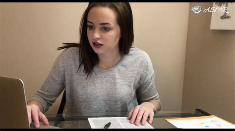 asmr credit card application roleplay youtube