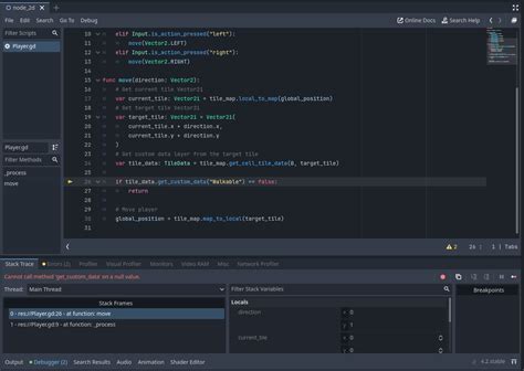Im Trying To Do Grid Based Movement But I Keep Getting This Error When