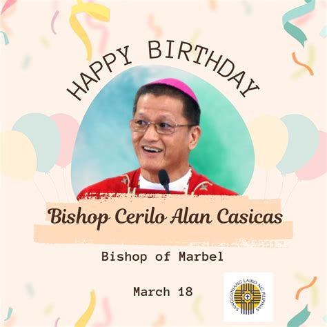 Happy Birthday Bishop Sangguniang Laiko Ng Pilipinas