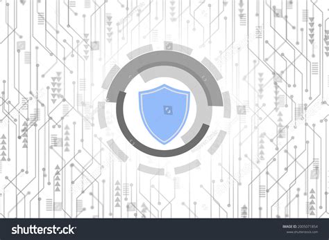 Circuit Board Pattern Lines Dots Technology 库存插图 2005071854 Shutterstock