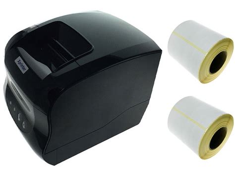 Xprinter Принтер для наклеек этикеток Xp 365b Usb 2 рулона черный купить на Ozon по низкой