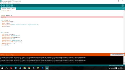 Errore Sketch Dht11 Per Favore Aiuto Software Arduino Forum