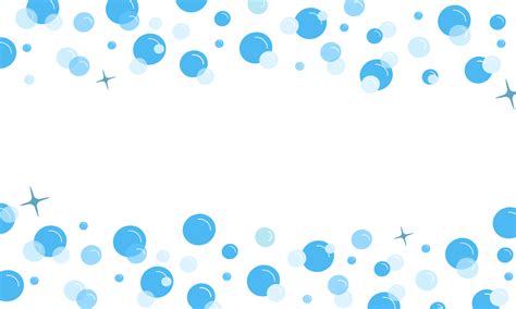 Blue Bubble Border