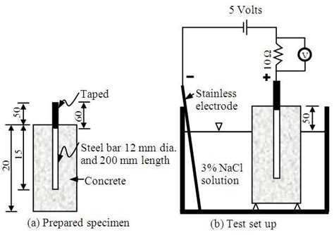 Accelerated Corrosion Test By Impressed Voltage Download Scientific Diagram