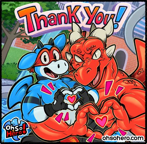 Thank You Oh So Hero By Full Frontal Frog