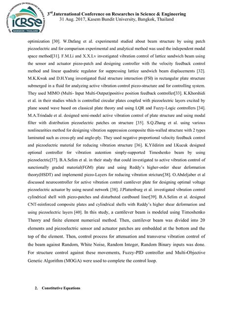 Fuzzy Pid Controller Design For Random Vibration Attenuated Smart