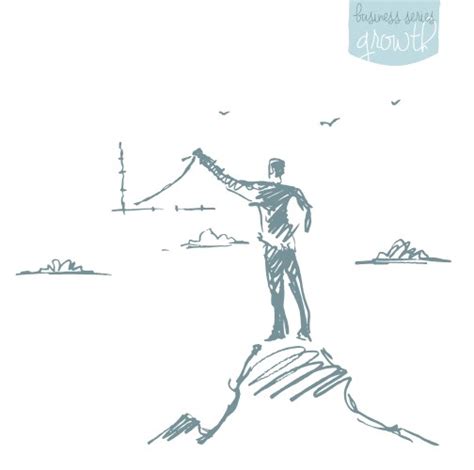 Single One Line Drawing Sad Shocked Arabian Vector Image