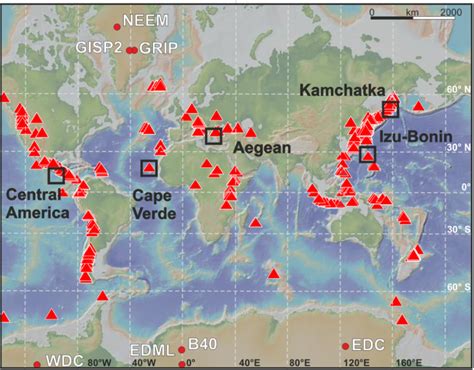 Global Overview Map Created Using Geomapapp