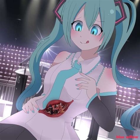Draft Vocaloid 初音ミク Vore By Blue Willow From Pixiv Fanbox Kemono