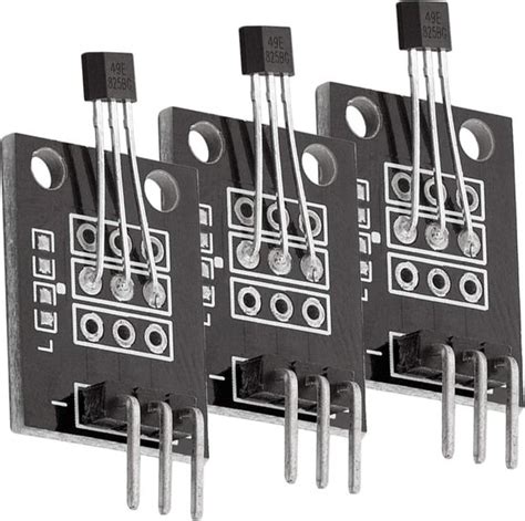 Azdelivery 3 X Ky 035 Magnetische Hallsensormodule Analoog Compatibel