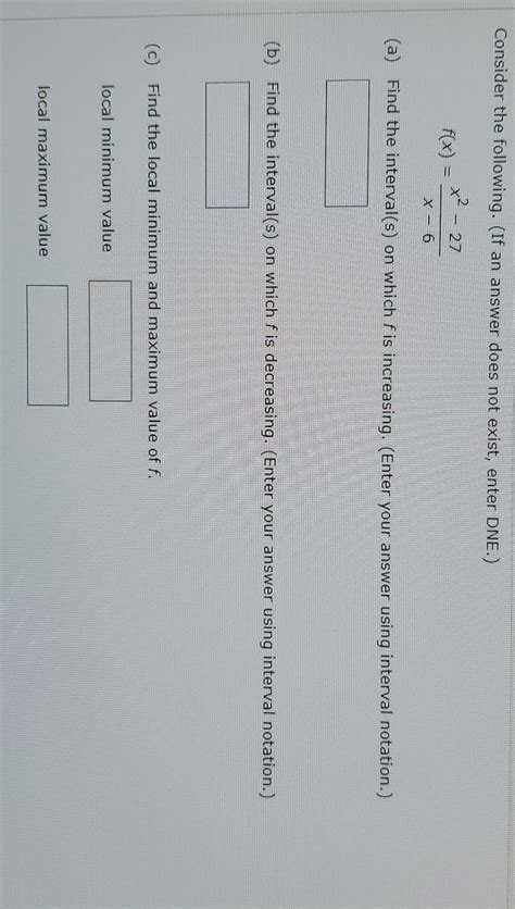 solved consider the following if an answer does not exist enter dne