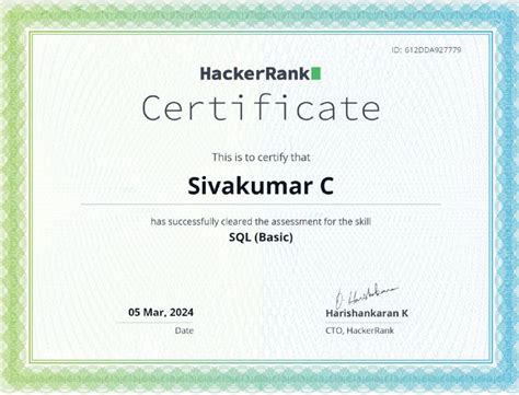 Im Thrilled To Share That Ive Completed The Sql Basic Challenge On