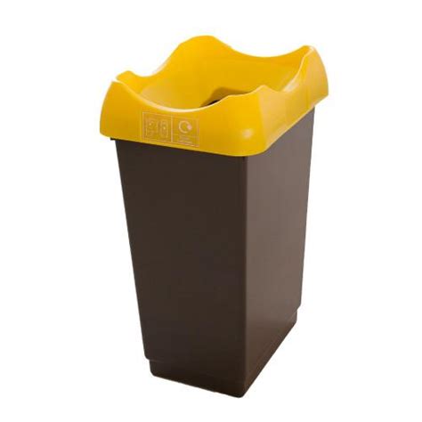 Recylcing Bin Cw Sticker Open Hole 50l Gpcfrb250zywlpcst Bins