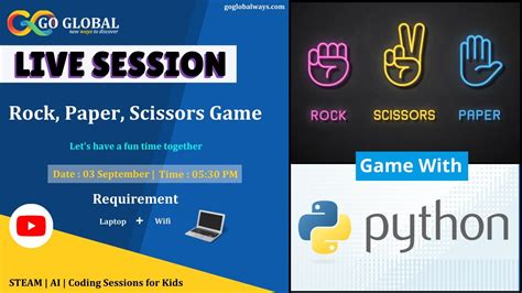 Coding Together Rock Paper Scissors Game Python Youtube