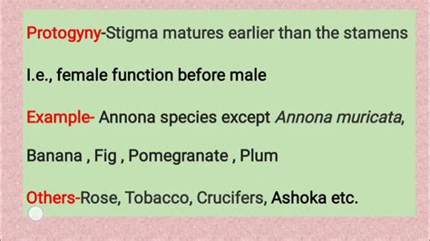 Dichogamy In Plants Horticulture Cross Pollination Protandry Protogyny Unisexuality