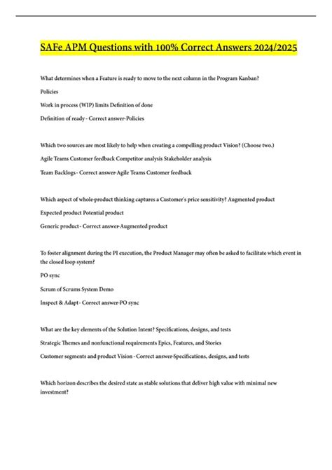 Safe Apm Exam 2024 2025 With 100 Correct Answers Safe Apm Stuvia Us