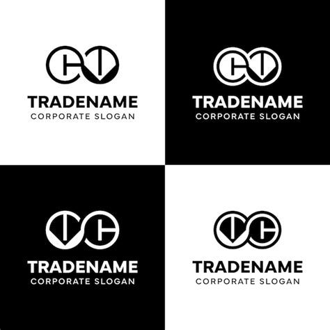 Premium Vector Letters CV And VC Infinity Logo Suitable For Business