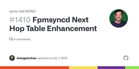 Fpmsyncd Next Hop Table Enhancement · Issue 1410 · Sonic Netsonic