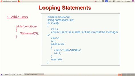 While Loop In C Youtube