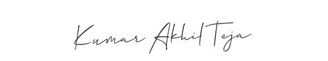 74 Kumar Akhil Teja Name Signature Style Ideas Cool Esignature