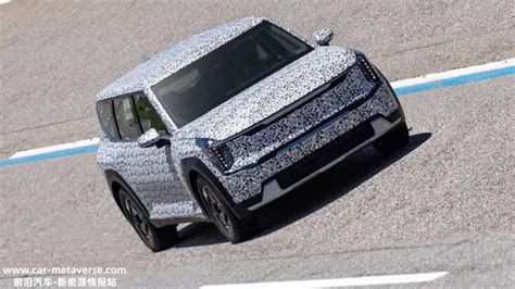 起亚ev9最新预告图 或将于本月中旬亮相定位纯电suv Carmeta