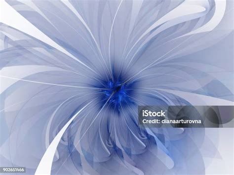 블루 로고 디자인 개념 웹 인쇄 포스터에 대 한 온화 하 고 부드러운 프랙탈 꽃 컴퓨터 생성 이미지 꽃 배경 0명에 대한 스톡