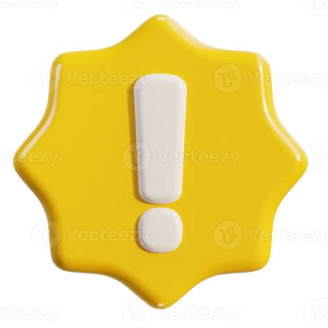 3d Warning Or Danger Risk Message Alert Problem Icon 28149311 Png