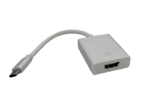 מתאם Type C זכר לhdmi נקבה כבלים למסך