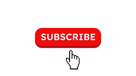 Subscribe Button With Hand Cursor 19767871 Png