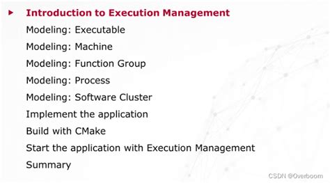 [microsar Adaptive] Execution Management Vc Execution Manager Csdn博客