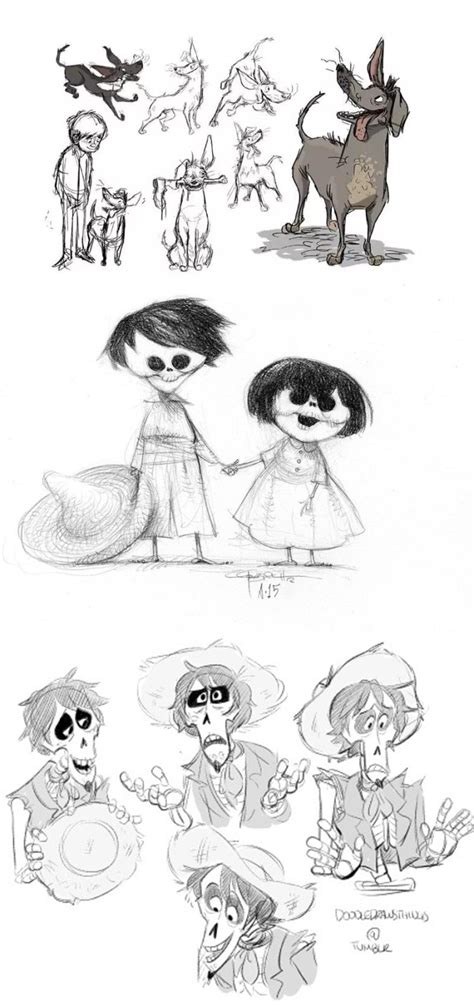 寻梦环游记 手稿欣赏