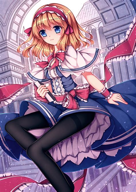 Safebooru Alice Margatroid Blonde Hair Blue Eyes Dress Short Hair