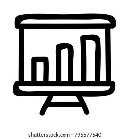 Presentation Graph Chart Stock Vector Royalty Free 795577540 Shutterstock