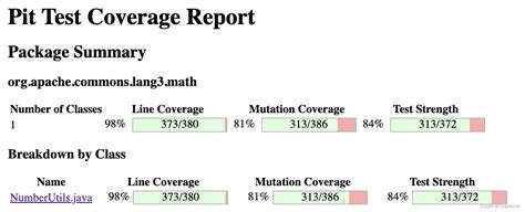 变异测试 PITest使用教程 CSDN博客